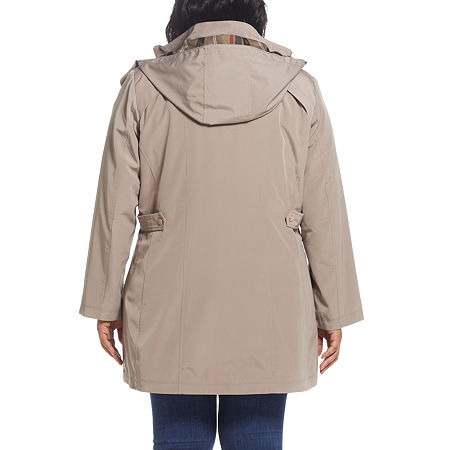 Click here for Gallery Womens Midweight Plus Raincoat  1x  Brown prices