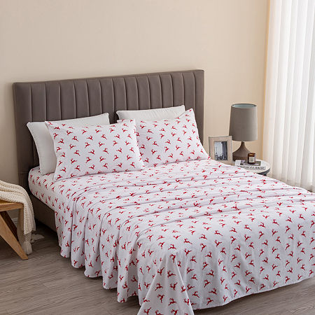 Click here for Linery Cotton Holiday Print Flannel Wrinkle Resist... prices