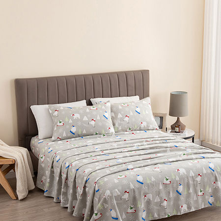 Click here for Linery Cotton Holiday Print Flannel Wrinkle Resist... prices