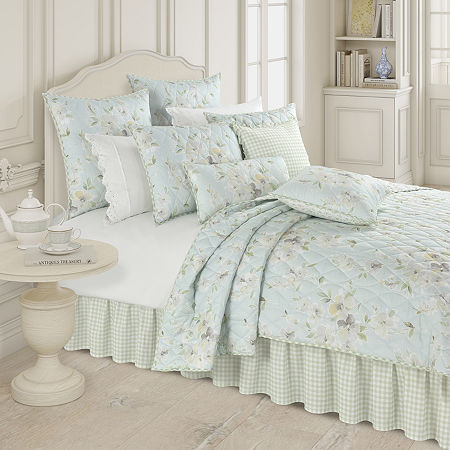 Click here for J. Queen Cottage Cassia Quilt Bed Skirt prices