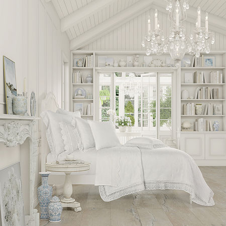 Click here for Piper & Wright Samantha Quilt  Full/Queen - White prices