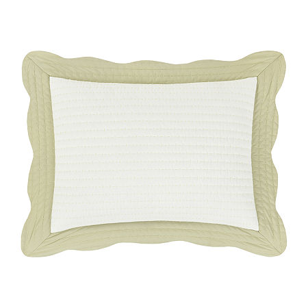 Piper & Wright Amherst Quilted Sham  King - Green