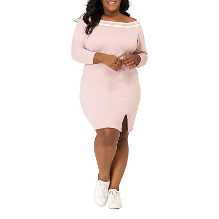 Click here for Poetic Justice Plus Size Athleisure Stripe Knee-Le... prices