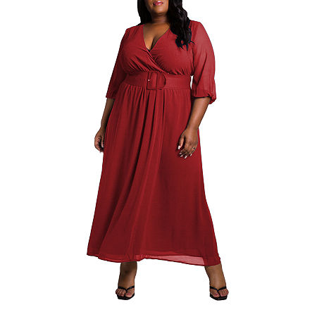 Click here for Poetic Justice Plus Long Sleeve Sheath Dress  2x... prices