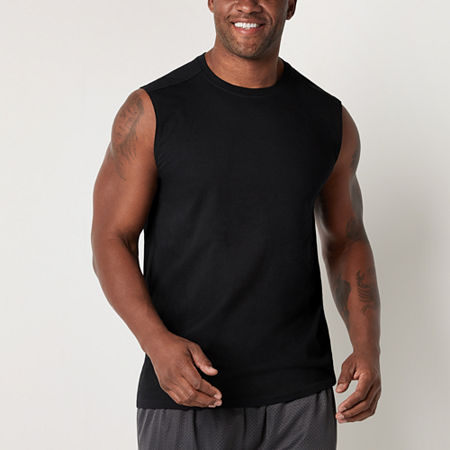 Click here for Xersion Cotton Mens Crew Neck Sleeveless Moisture... prices