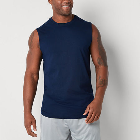 Click here for Xersion Cotton Mens Crew Neck Sleeveless Moisture... prices