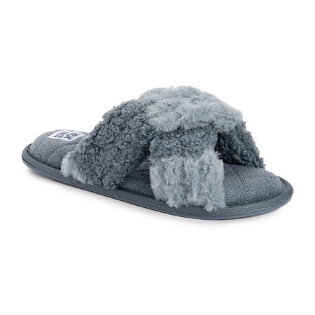 Click here for Muk Luks Womens Memory Foam Slip-On Slippers  Smal... prices
