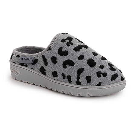 Muk Luks Womens Nony Flyknit Slipper - Grey