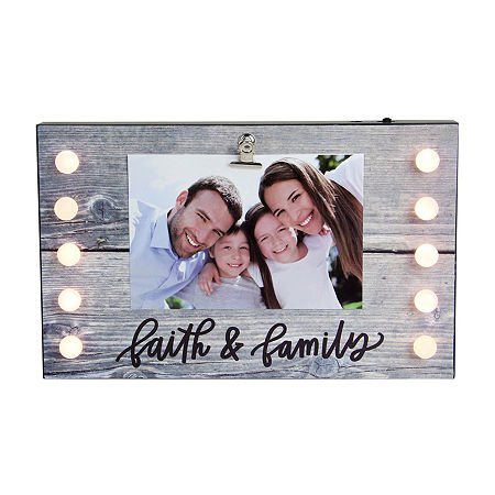 Click here for Northlight 4 X 6 Led Faith & Family Frame Photo Cl... prices
