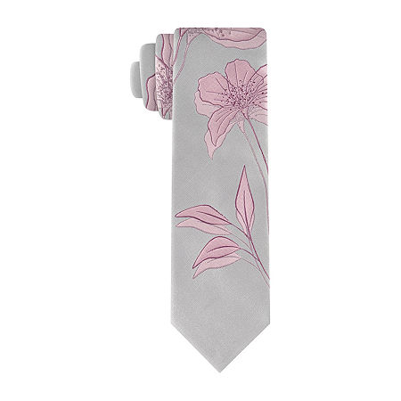 Click here for J. Ferrar Floral Tie  One Size  Pink prices