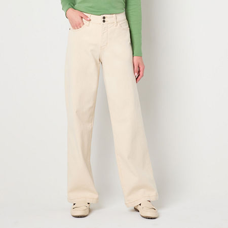 Click here for St. Johns Bay Womens High Rise Wide Leg Jean  16 P... prices