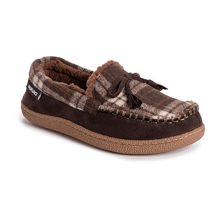 Click here for Muk Luks Mens Moccasin Slippers  13  Brown prices