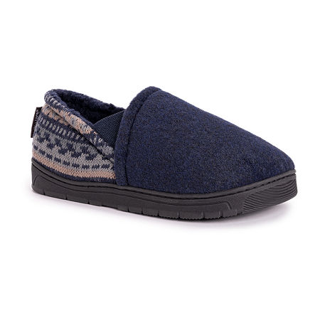 Muk Luks Mens Kristof Slippers  Navy  L (12-13) - Navy