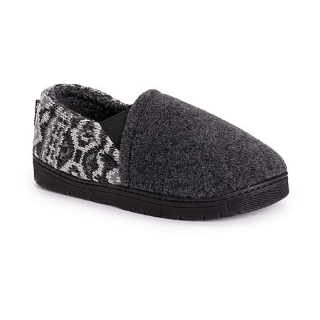 Muk Luks Mens Kristof Slippers  Navy  L (12-13) - Black