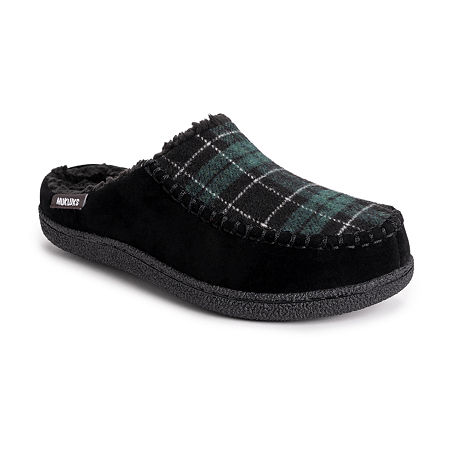 Muk Luks Mens Staughton Clog Slipper  Black  12 - Ebony