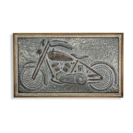 Click here for Cheungs Motorcycle Metal Wall Art  One Size  Multi... prices