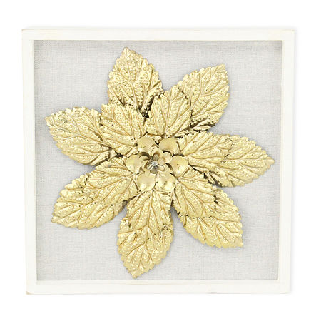 Click here for Vita Framed Elegant Flower Metal Wall Art  One Siz... prices