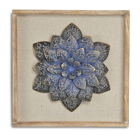 Click here for Vita Framed Elegant Flower Metal Wall Art  One Siz... prices