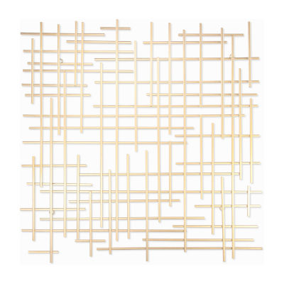 Iquara Small Square Metal Wall Art 5803BK - JCPenney