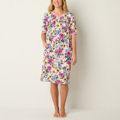 Adonna Womens Waffle Short Sleeve Mid Length Robe - JCPenney