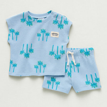 Click here for Okie Dokie Baby Boys Short Set  6 Months  Blue prices