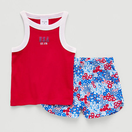 Click here for Okie Dokie Toddler & Little Girls 2-pc. Short Set... prices