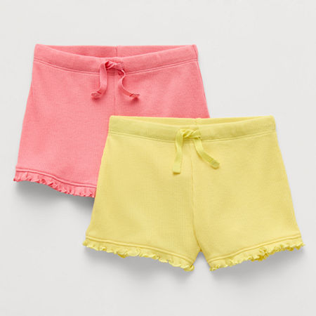 Click here for Okie Dokie Toddler & Little Girls 2 Pack Pull-On S... prices