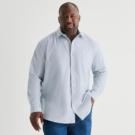 Click here for mutual weave Mens Long Sleeve Regular Fit Big and... prices