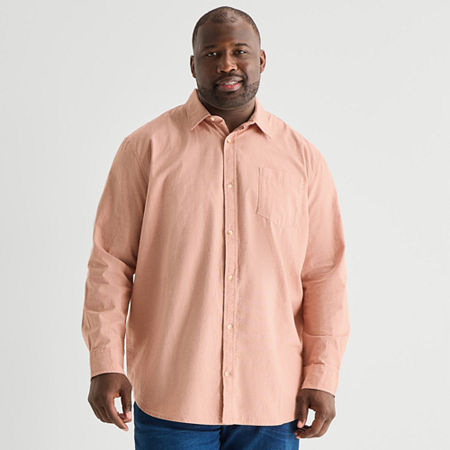 Click here for mutual weave Mens Long Sleeve Regular Fit Big and... prices