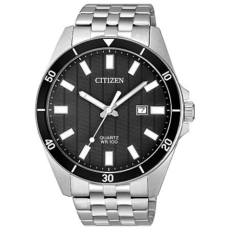Click here for Citizen Mens Quartz Stainless Steel Bracelet Watch... prices