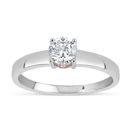 Click here for Womens 1 CT. T.W. White Zirconia Sterling Silver R... prices