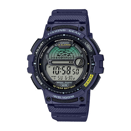 Click here for Casio Mens Multi-Function Digital Blue Strap Watch... prices