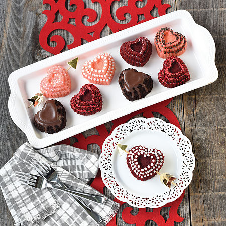 Click here for Nordicware Tiered Heart Cakelette Pan  One Size  O... prices