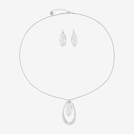 Click here for Liz Claiborne Orbital Pendant Necklace And Drop Ea... prices