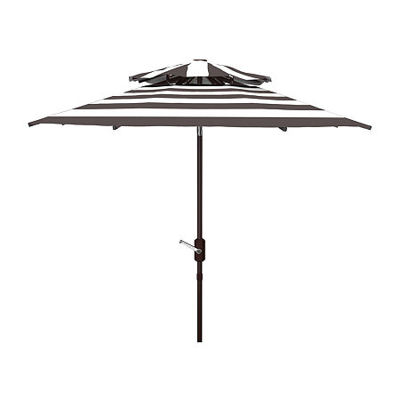 Iris 9 Fashion Umbrella - Gray  White