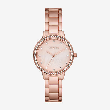 Click here for Geneva Ladies Womens Crystal Accent Rose Goldtone... prices