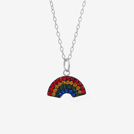 Click here for Silver Treasures Womens Multi Color Crystal Sterli... prices