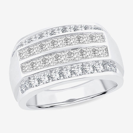 Click here for Mens 2 1/2 CT. T.W. Genuine White Diamond White or... prices