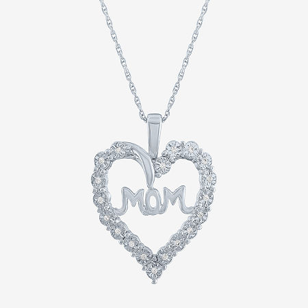 Click here for Yes  Please! Mom Womens 1/10 CT. T.W. Natural Whit... prices