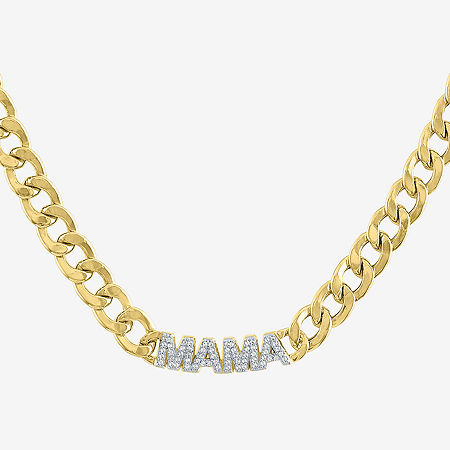 Click here for Diamond Addiction Mama Womens 1/10 CT. T.W. Natura... prices