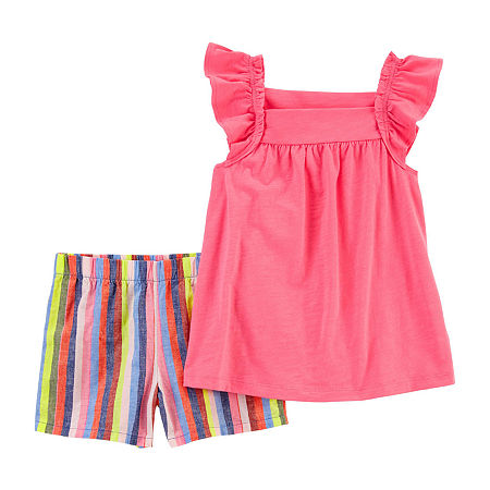 Click here for Carters Little & Big Girls 2-pc. Short Set  6-6x... prices
