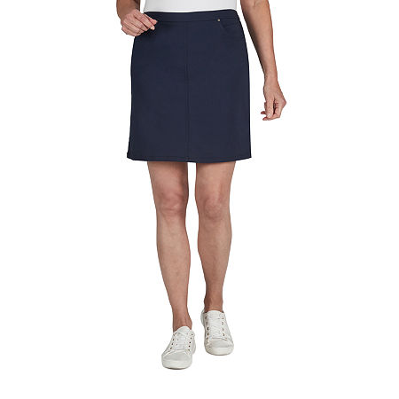 Click here for Hearts Of Palm Womens A-Line Skirt  6 Petite  Blue prices