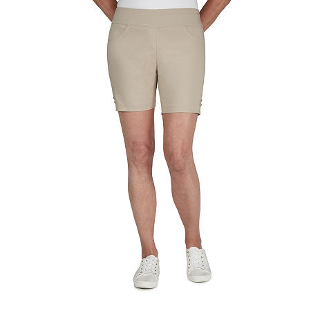 Click here for Hearts Of Palm Womens Mid Rise Petite Pull-On Shor... prices
