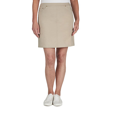 Click here for Hearts Of Palm Womens A-Line Skirt  8 Petite  Beig... prices