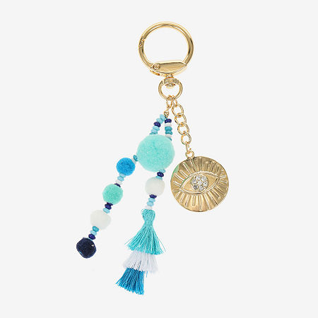 Click here for Bijoux Bar Evil Eye Bag Charm  One Size  Blue prices