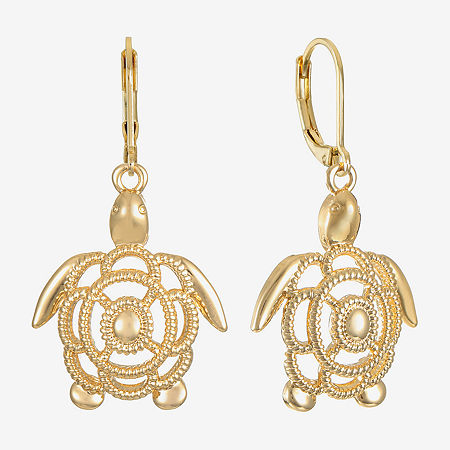 Click here for Monet Jewelry Gold Tone Turtle Womens Drop Earring... prices
