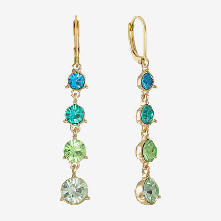 Click here for Monet Jewelry Ombre Womens Glass Round Drop Earrin... prices