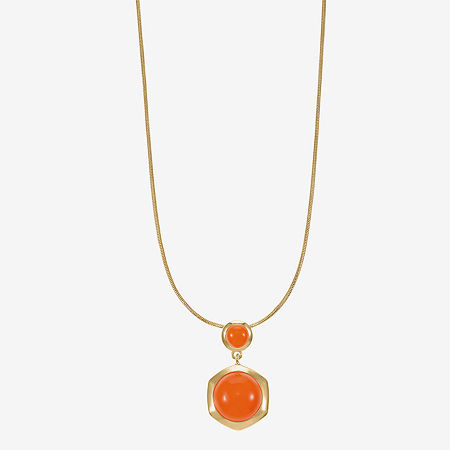 Click here for Liz Claiborne Hexagon Womens 17 Inch Pendant Neckl... prices