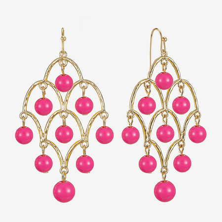 Click here for Liz Claiborne Beaded Womens Round Chandelier Earri... prices