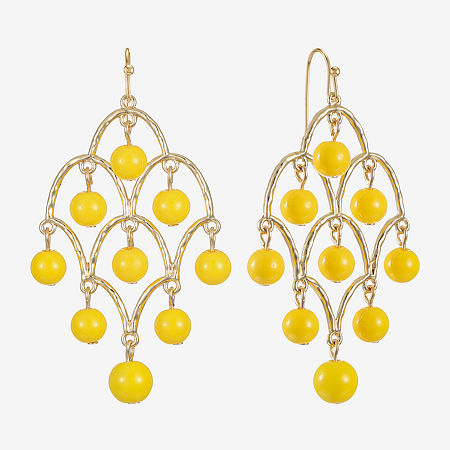 Click here for Liz Claiborne Beaded Womens Round Chandelier Earri... prices